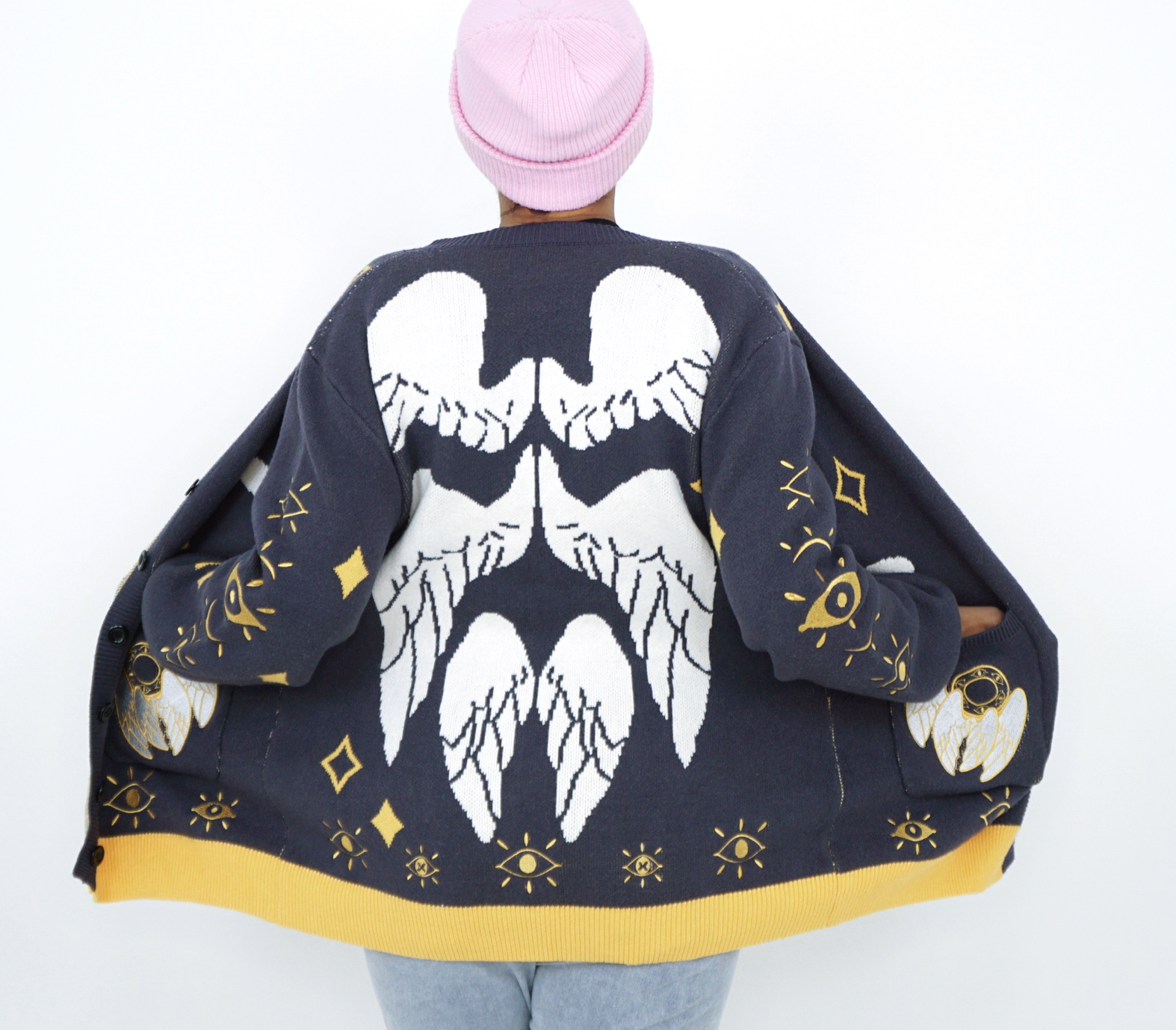Seraphim Winged Cardigan | Gold Variant – Jaizure